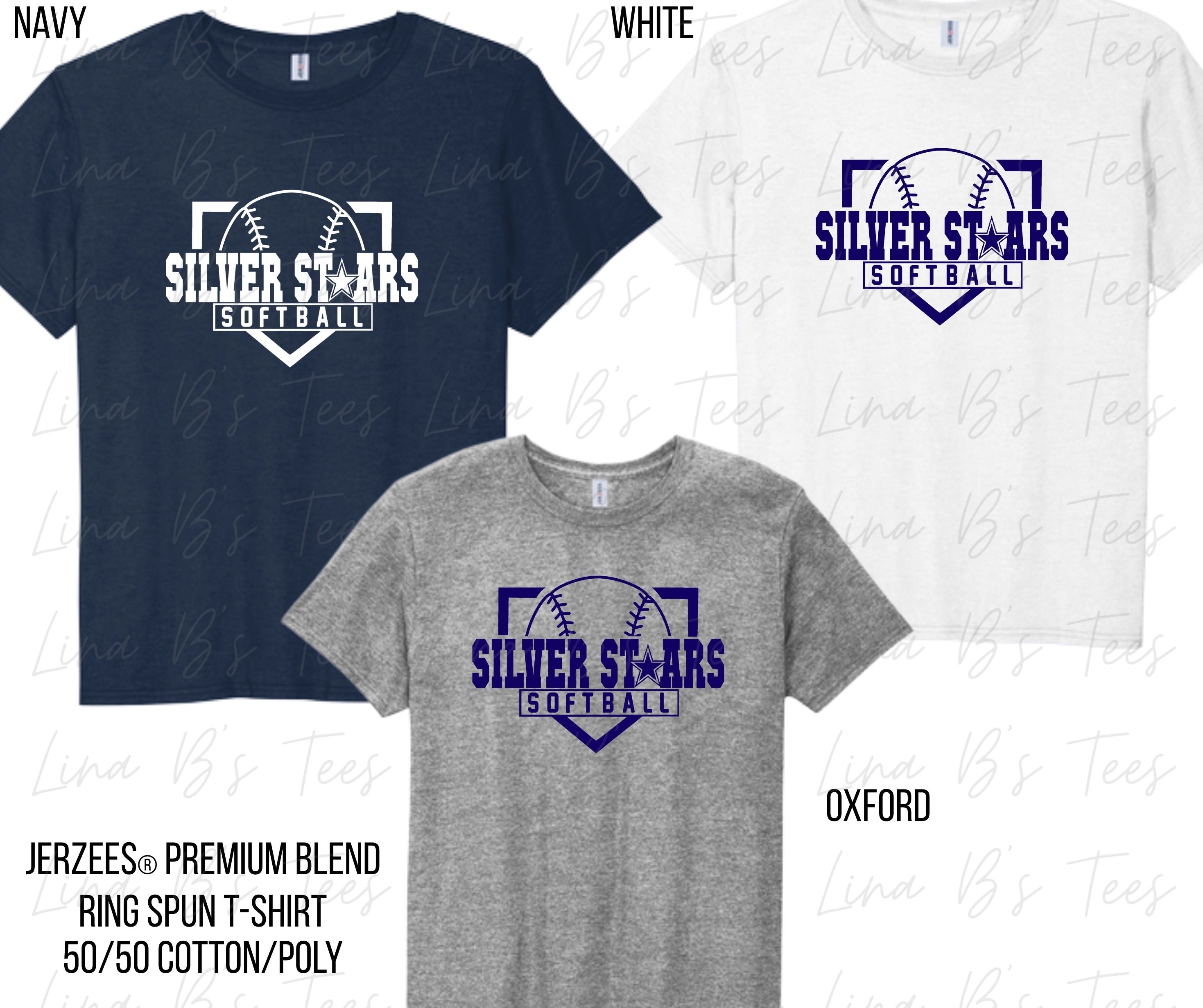 Silverstar Classic Logo - 50/50 – Lina B's Tees